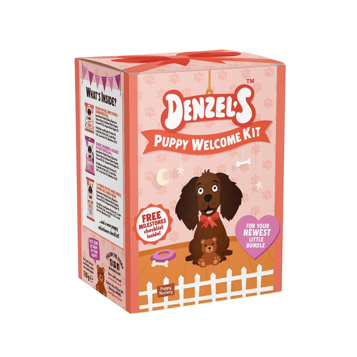 Denzel's Puppy Pack Welcome Kit - 216g - Denzel's | WOOOF.co.uk — Wooof ...