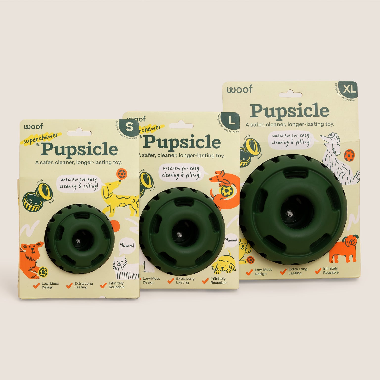 Woof Pupsicle Dog Toys & Treat Trays | Make Your Own Pupsicles | WOOOF ...