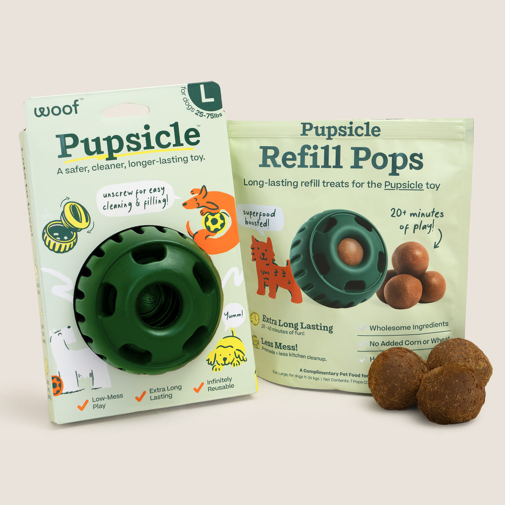 Woof Pupsicle Toy Combos | Interactive Dog Toy - Refillable | WOOOF.co ...